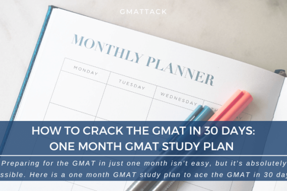 Two-Month GMAT Study Plan - Prepare for the GMAT in 2 Months